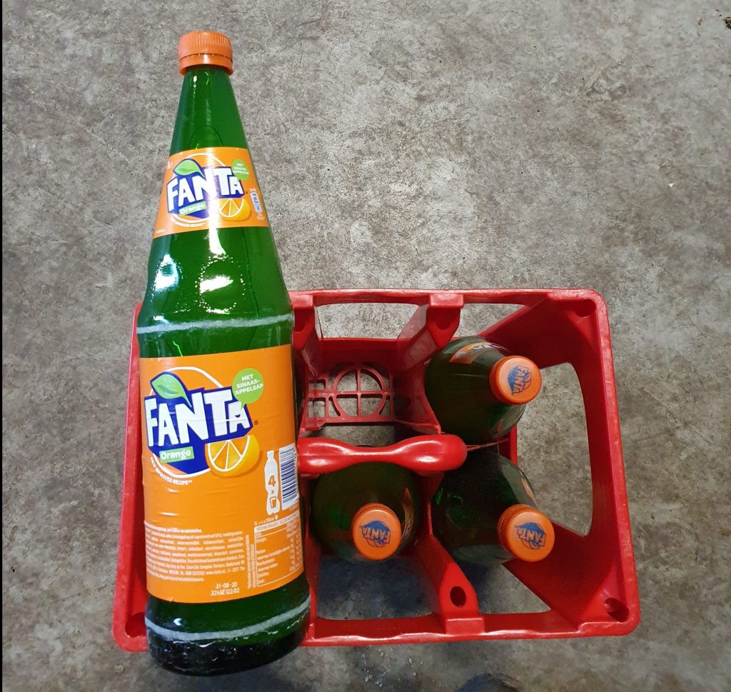 Fanta Orange 6 x 1 liter ( Glazen Fles ) THT 07-2020 – Huper online ...